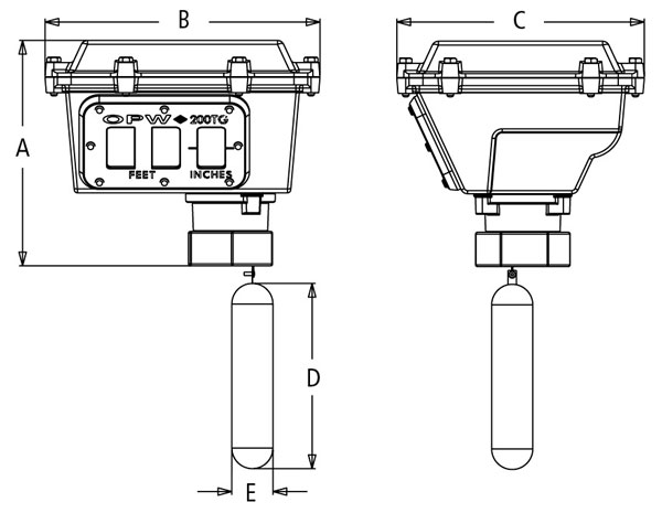 OPW 200TG AST Mechanical Tank Gauge